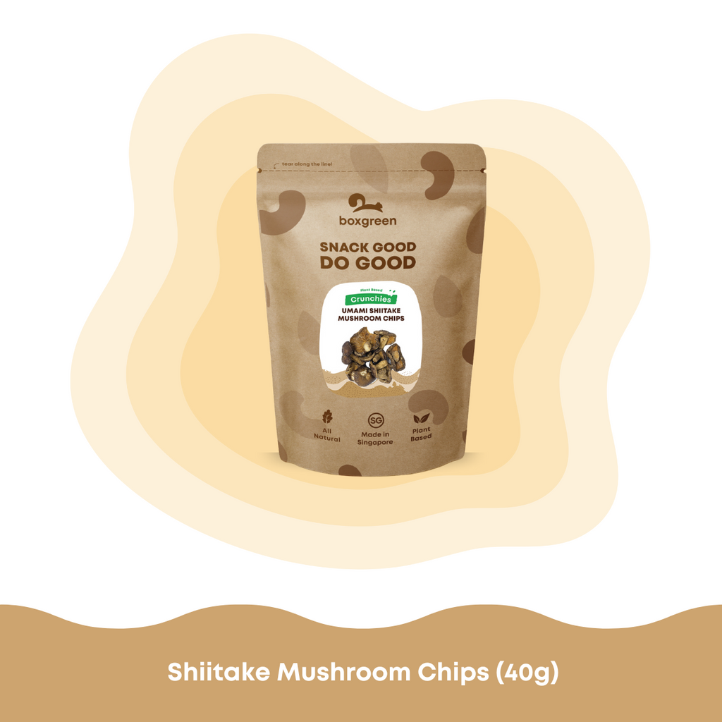 Shiitake Mushroom Chips (40g) – Boxgreen