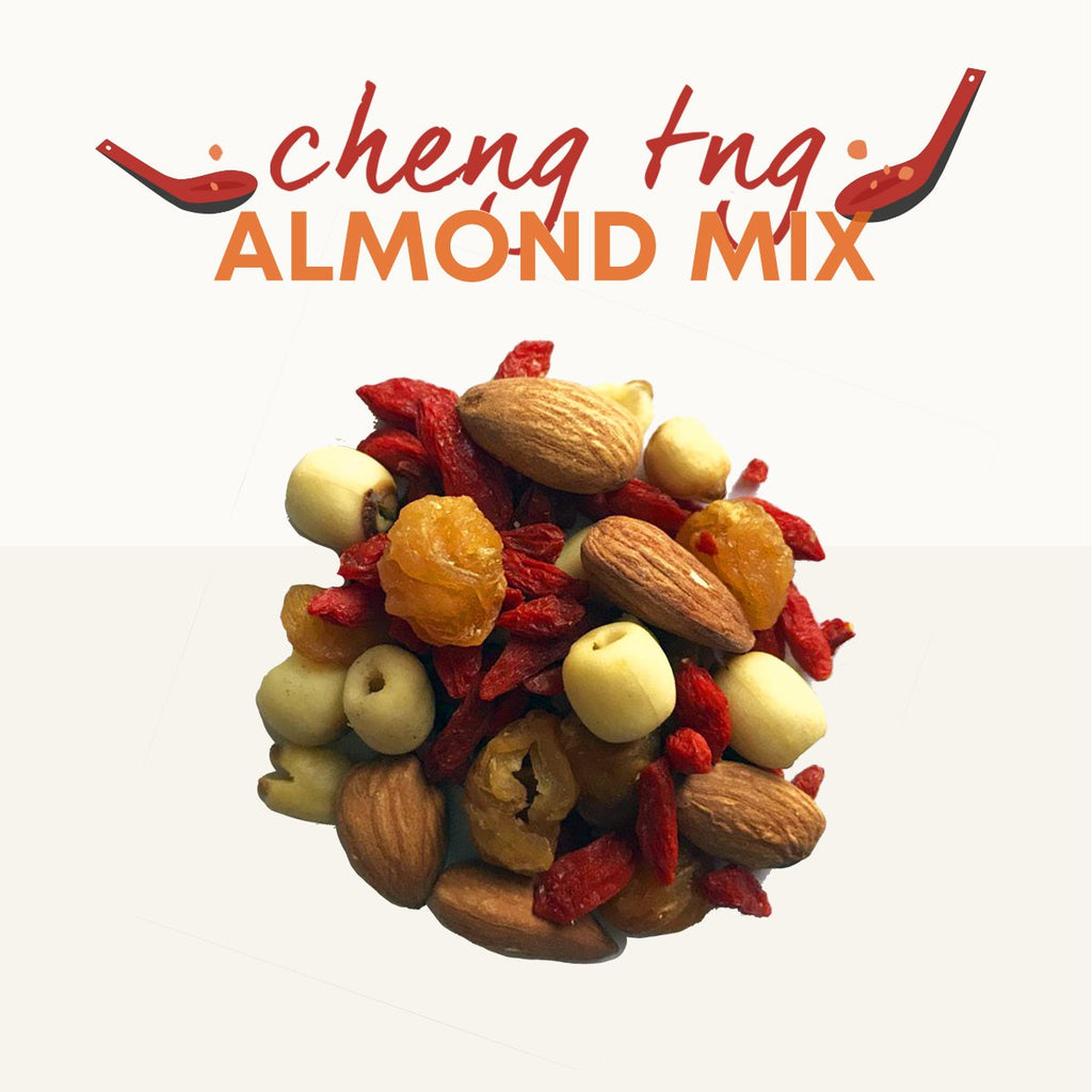 (Carton of 100) Cheng Tng Almond Mix (25g) – Boxgreen